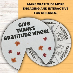 Gratitude Coloring Craft for Thanksgiving, Kids Fall Gratitude Activity ...