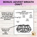 Advent Wreath Bible Lesson and Advent Coloring Bible Wheel Christmas ...