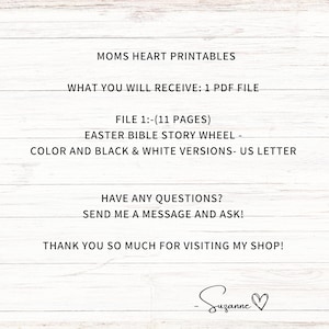 Easter Sunday School Craft, Easter Bible Story Coloring Wheel, Holy ...