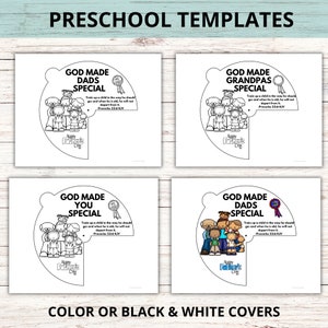 Fathers Day Church Craft for Dad: God Made Dads Special Bible Wheel ...
