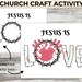 Jesus is Love Handprint Craft, Easter Sunday School Handprint Art ...