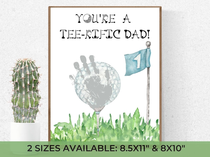 Fathers Day Handprint Art Printable, DIY Keepsake Dad Joke Craft ...