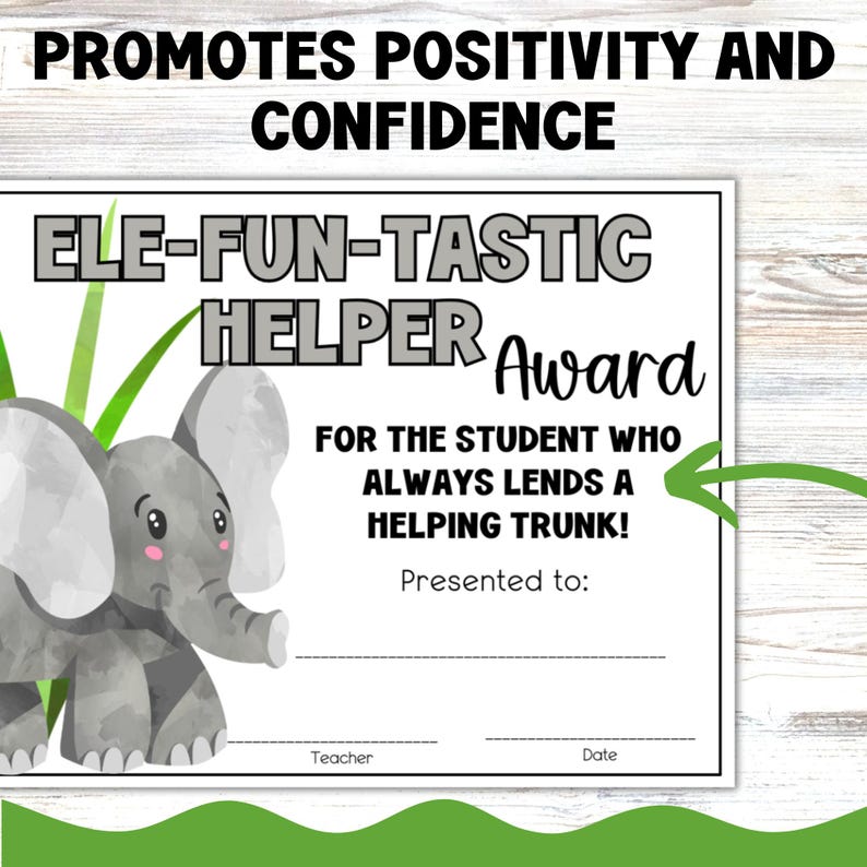 End of the Year Animal Awards Printable, Preschool Class Animal ...