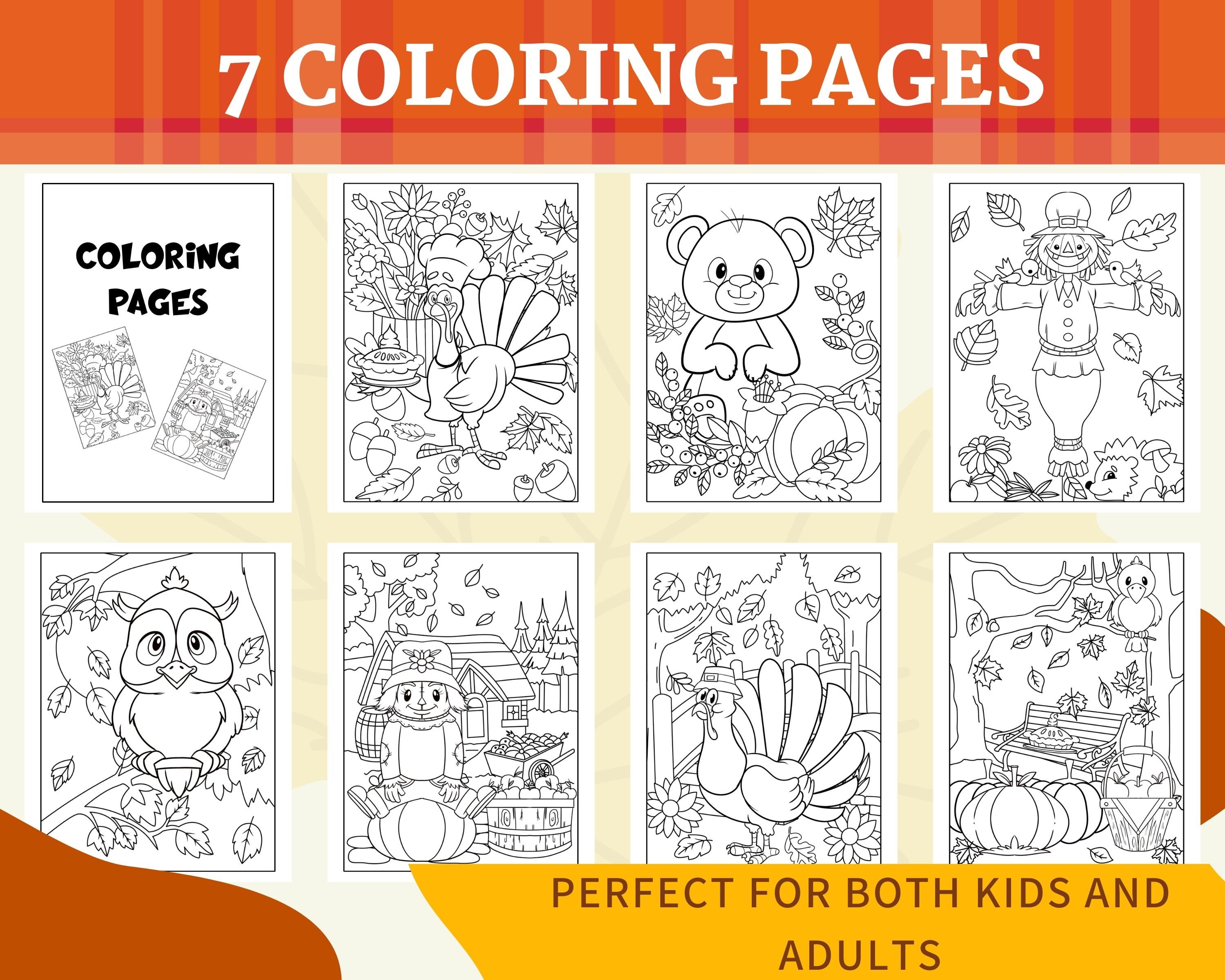 Thanksgiving Activity Pack for Kids, Thanksgiving Road Trip Printables ...