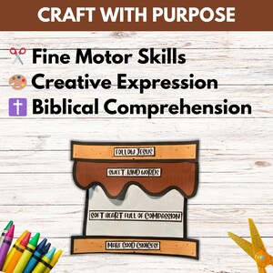 Summer VBS Bible Craft Activity Printable, S'more Like Jesus Summer ...