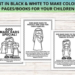 Fathers Day Bible Lesson Teaching Posters and Craft, Dads of the Bible ...