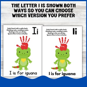 Animal Alphabet Handprint Crafts: A-Z Letter Learning Bundle for ...