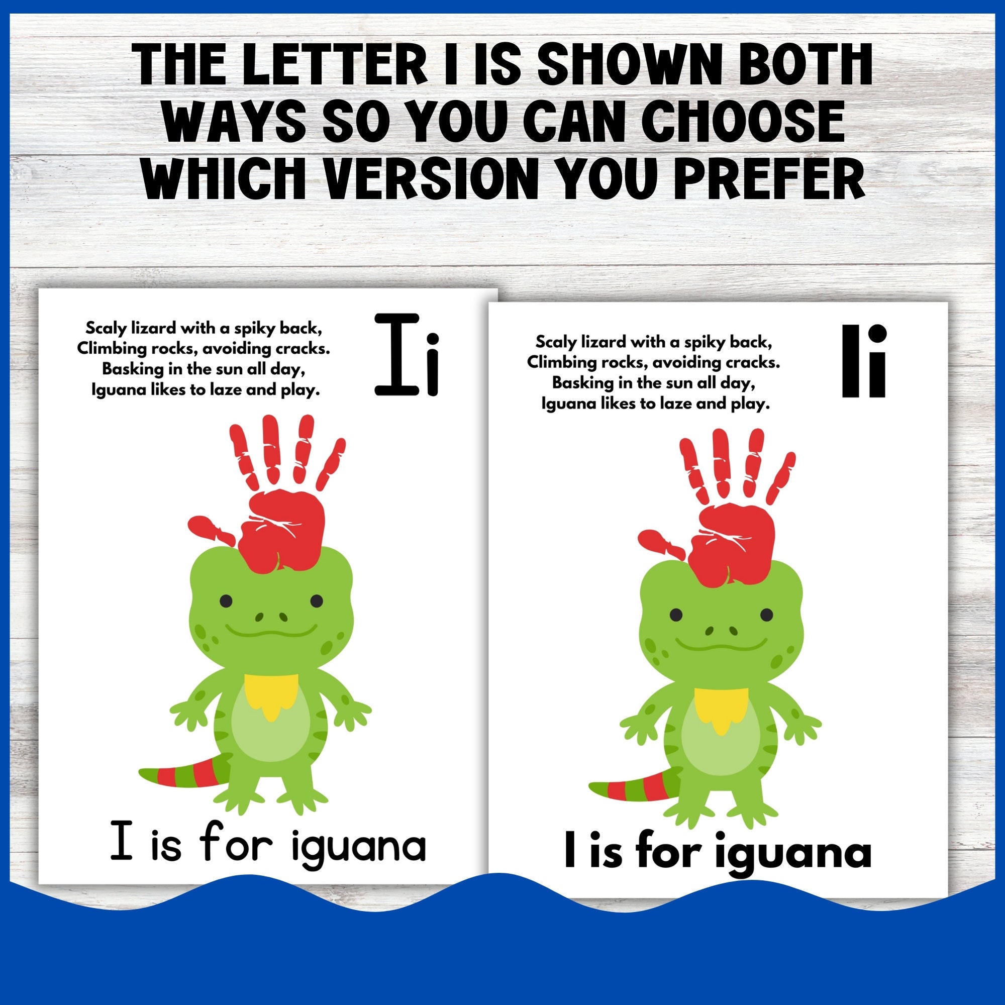 Animal Alphabet Handprint Crafts: A-Z Letter Learning Bundle for ...