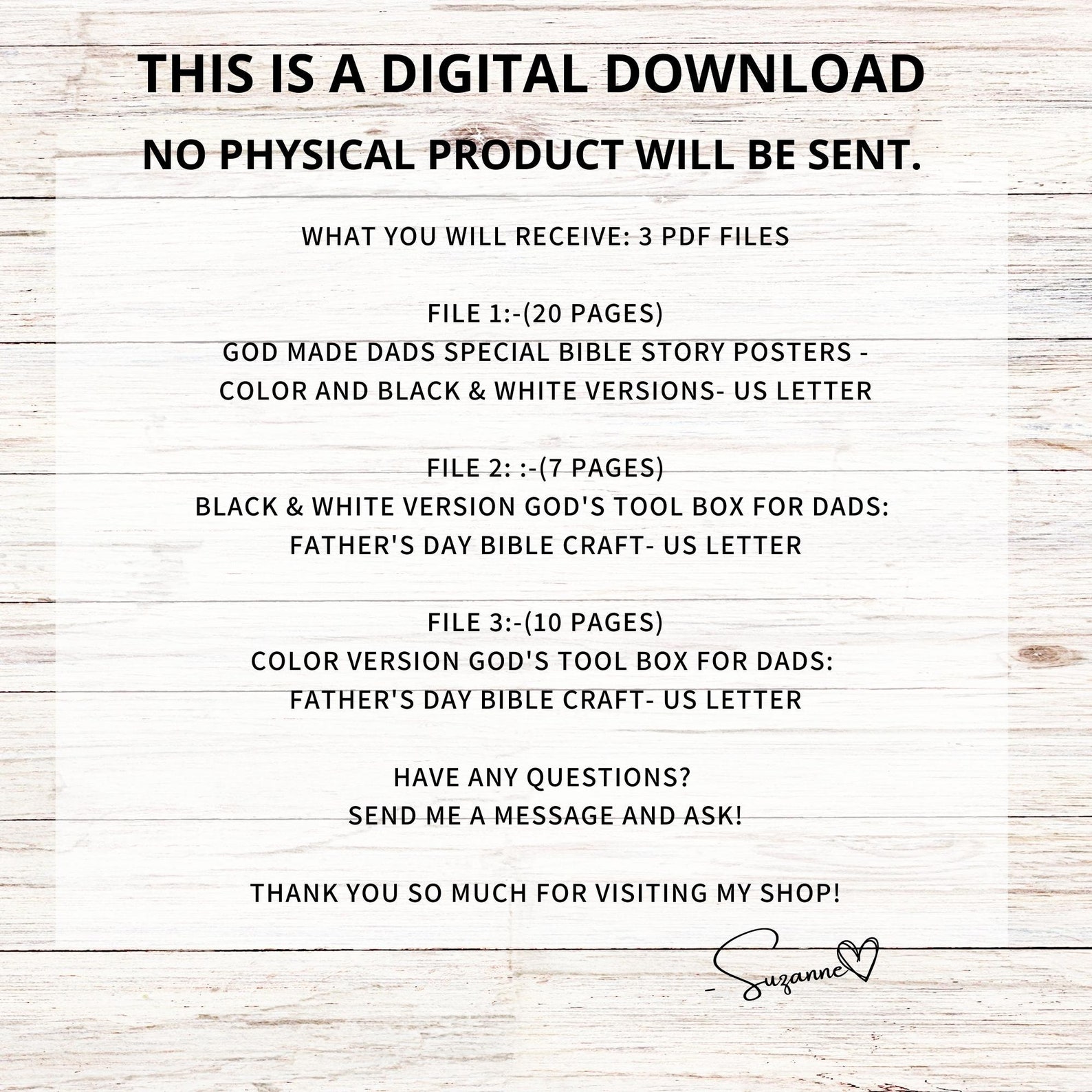 Fathers Day Bible Lesson and Craft Bundle, Sunday School Bible ...