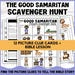 The Good Samaritan Bible Lesson Scavenger Hunt Activity Prek, Sunday ...