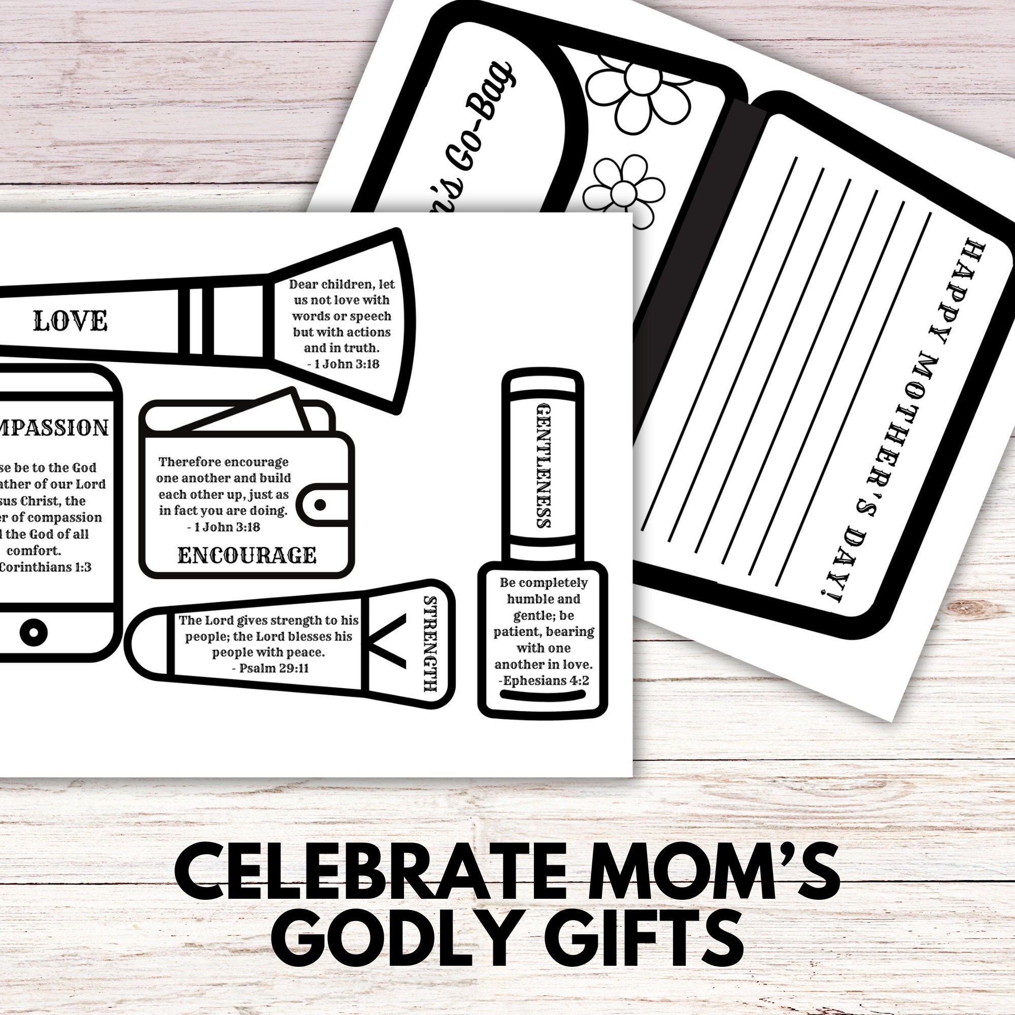 Mothers Day Bible Lesson and Craft Bundle, Sunday School Mothers Day ...