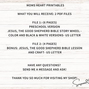 Jesus the Good Shepherd Bible Spinner Craft, John 10:1-16 Bible Lesson ...