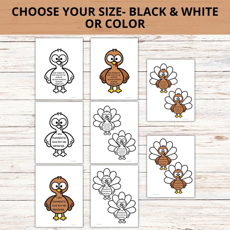 Give Thanks Thanksgiving Sunday School Lesson for Kids Bundle, Thankful ...