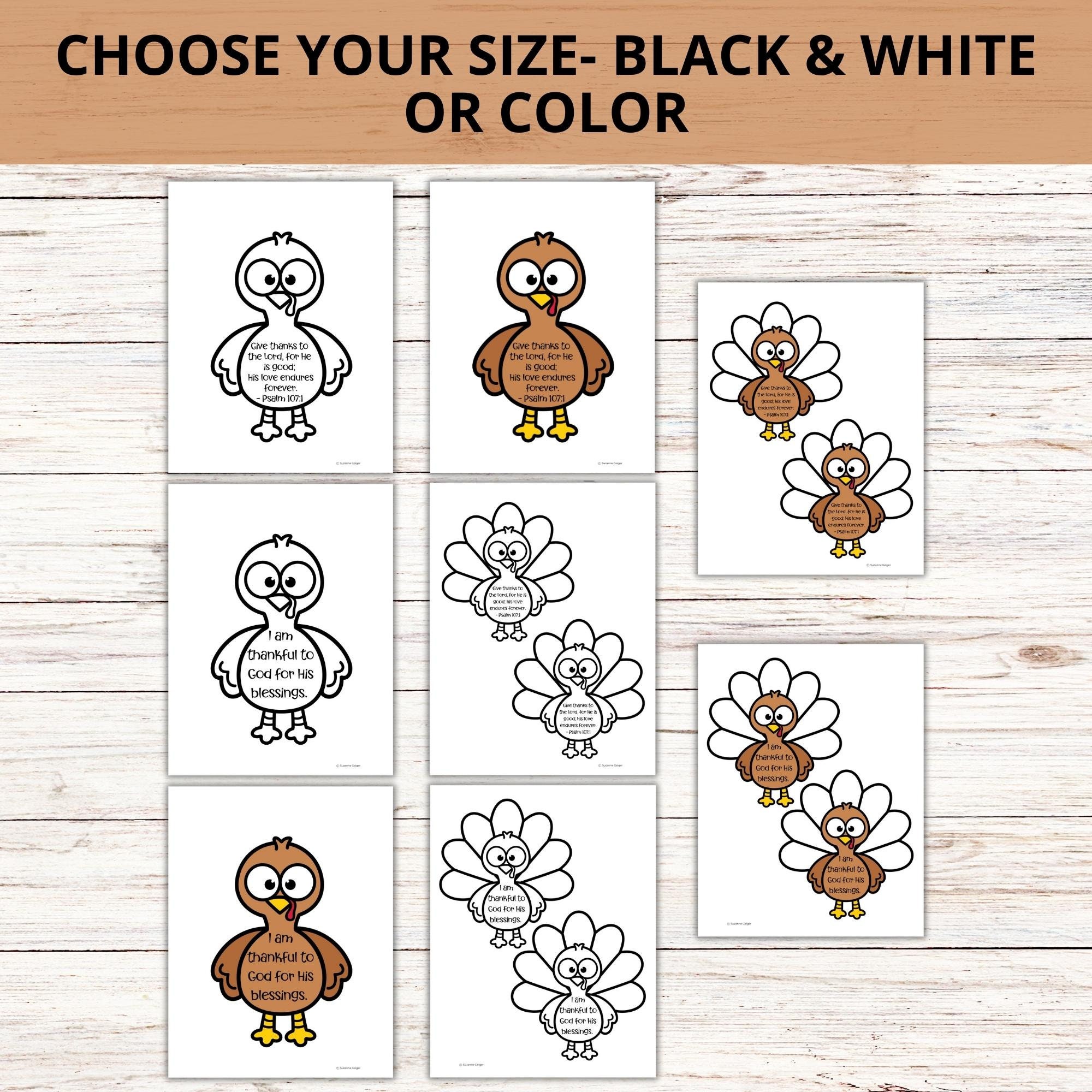 Give Thanks Thanksgiving Sunday School Lesson for Kids Bundle, Thankful ...