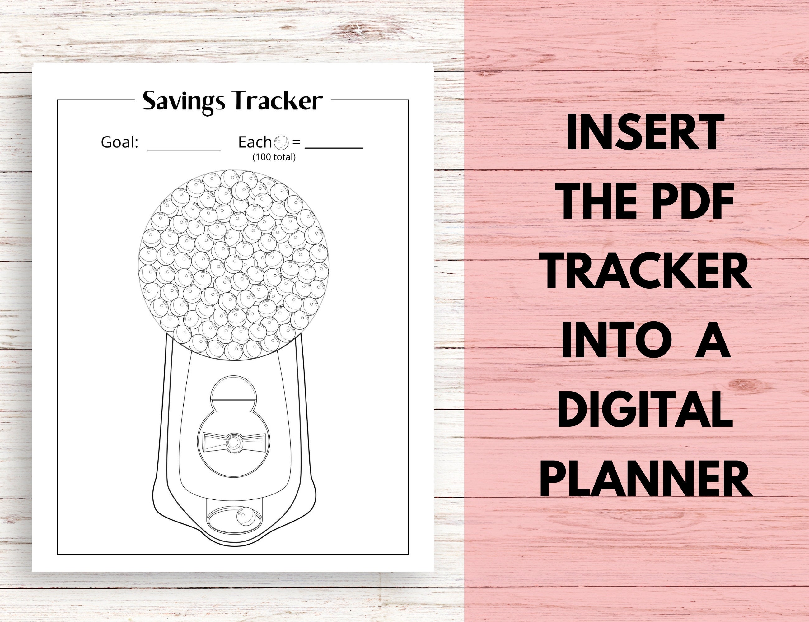 Savings Tracker Printable Challenge, A6 Printable Budget Binder Savings ...