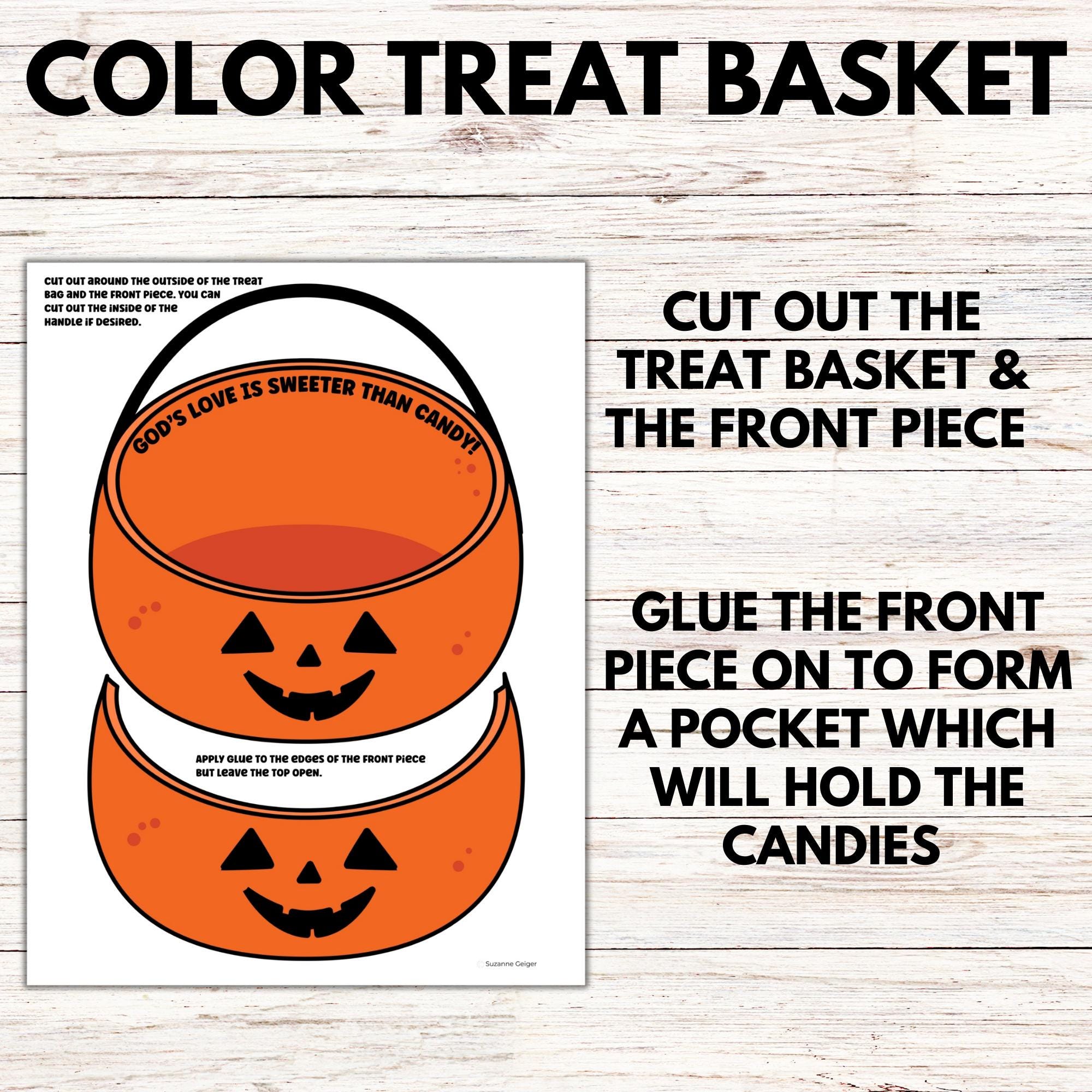 Christian Halloween Bible Craft Activity, Sunday School Children's ...