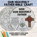 God Our Heavenly Father Bible Wheel Craft Lesson, Fathers Day Bible ...