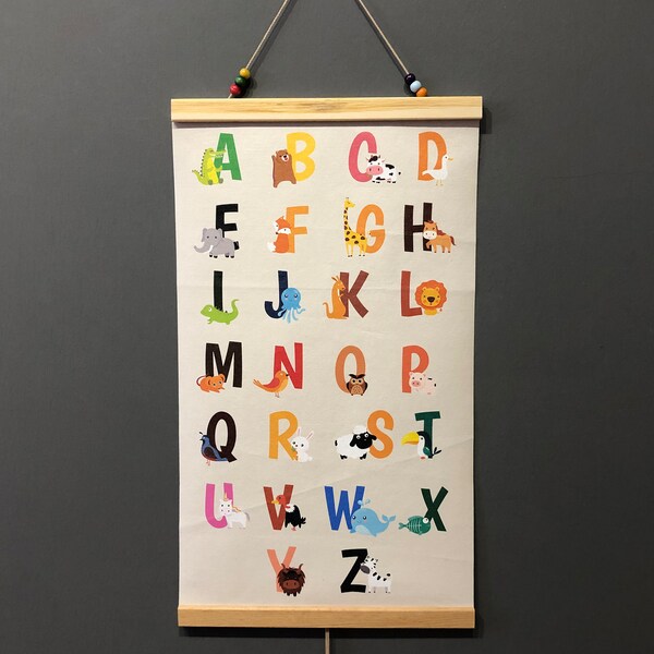 Alphabet Fabric - Etsy