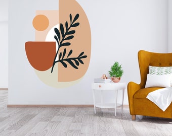 Abstract Flower Wall Decal - Etsy