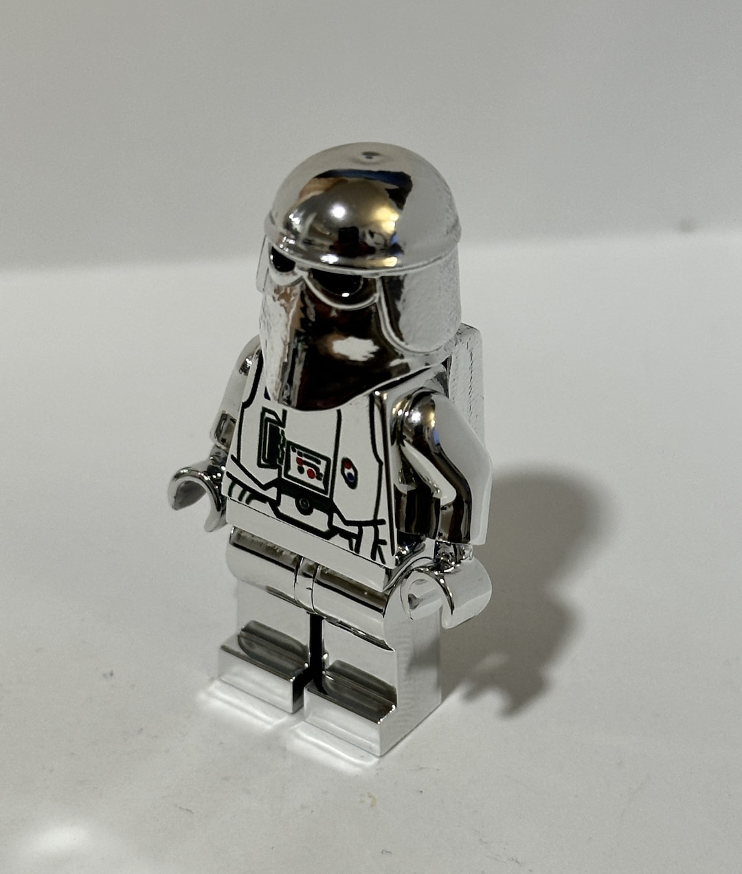 Lego Star Wars Custom CHROME Snowtrooper Snow Trooper Hoth Empire ...