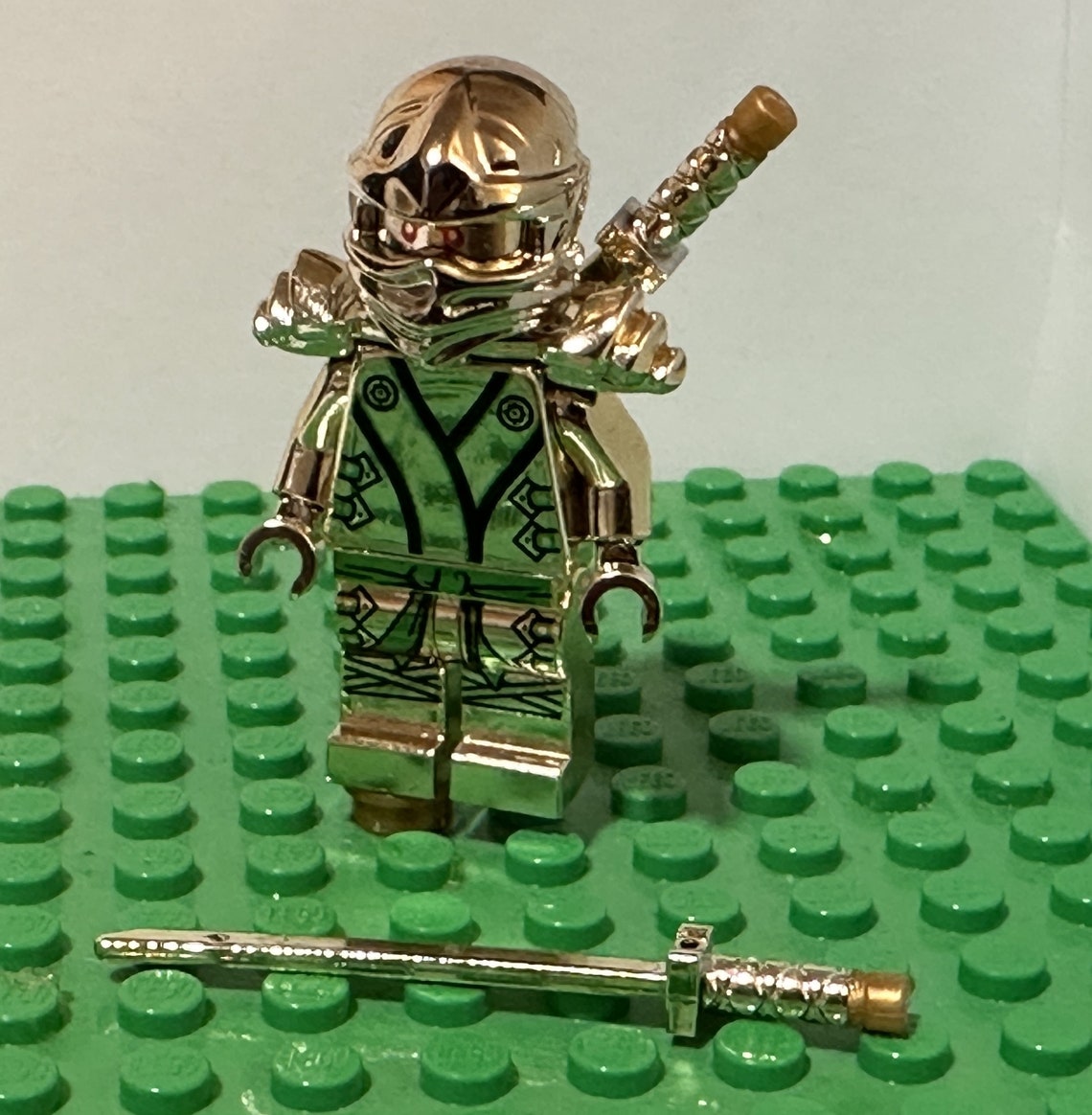 Lego Ninjago CHROME GOLD Custom Ninja Gold Warrior Kai Lloyd Final ...