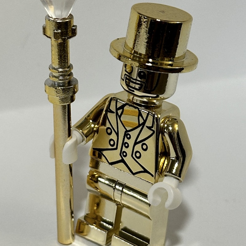 Mr Gold Minifigure - Etsy