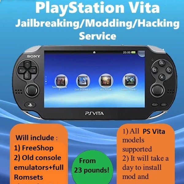 Ps Vita Modded - Etsy