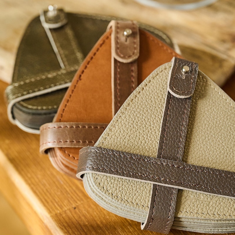 Leather Coasters - Etsy