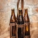 Beer Accessories Beer Holder With Strap 4 Pack Leather Beer Carrier ...