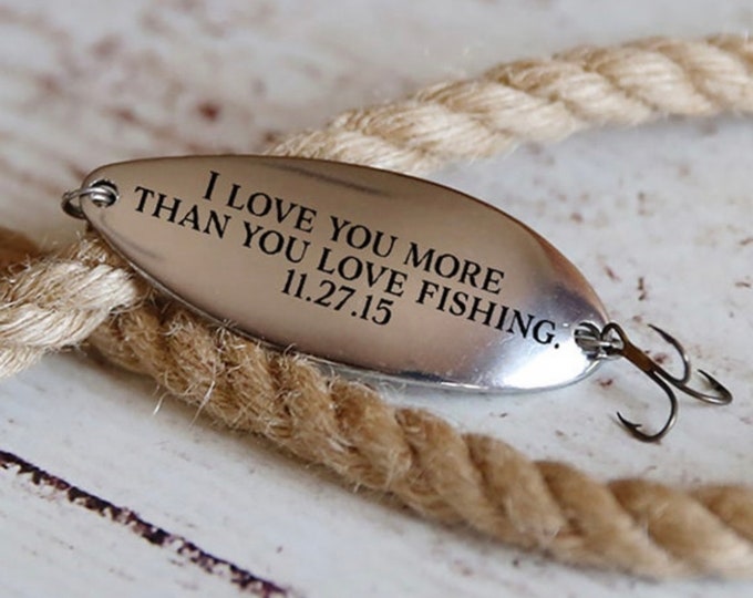 Personalized Fishing Lure Custom Fish Gift Father's Day Gift for Dad ...