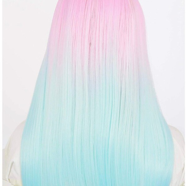 Cotton Candy Wig - Etsy