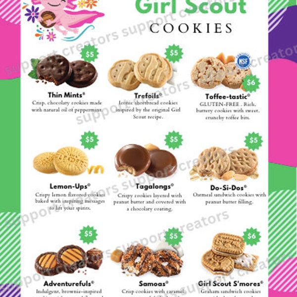 Girl Scout Cookie Booth - Etsy