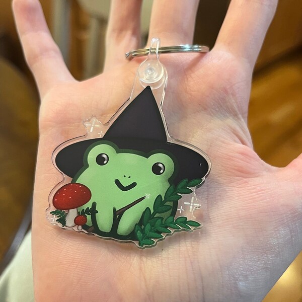 Frog Keychain - Etsy