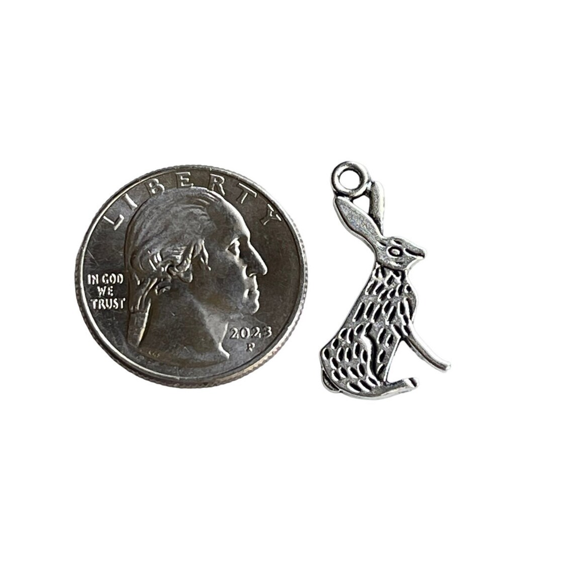3 - Rabbit Charms #406 ••••• - Etsy