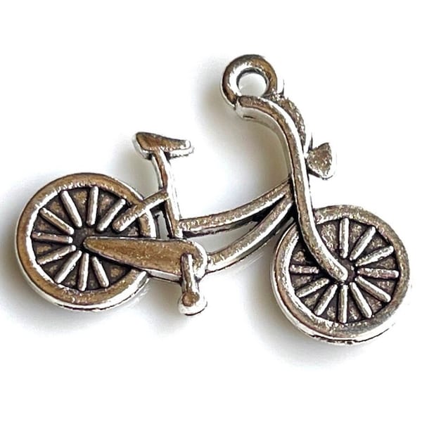Bicycle Charm - Etsy