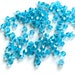 100 - 4mm Aqua AB Bicone Crystal Beads #938 ••••• - Etsy