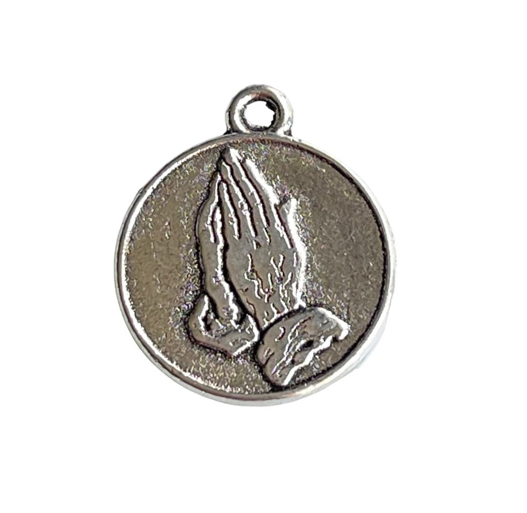 3 - Praying Hands Charms #1115 ••••• - Etsy
