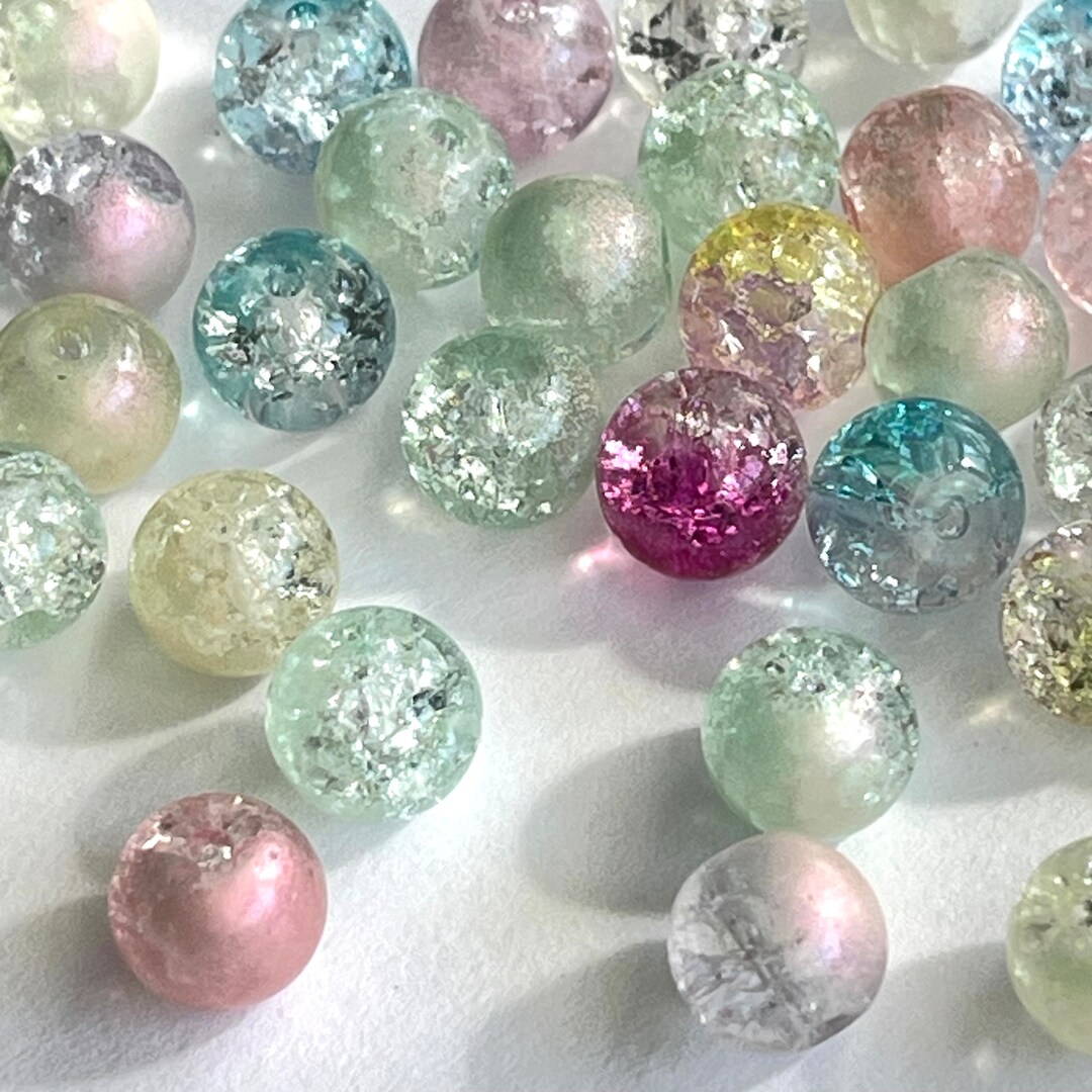 22 - 8mm Random Color Crystal Round Beads #1502 ••••• - Etsy