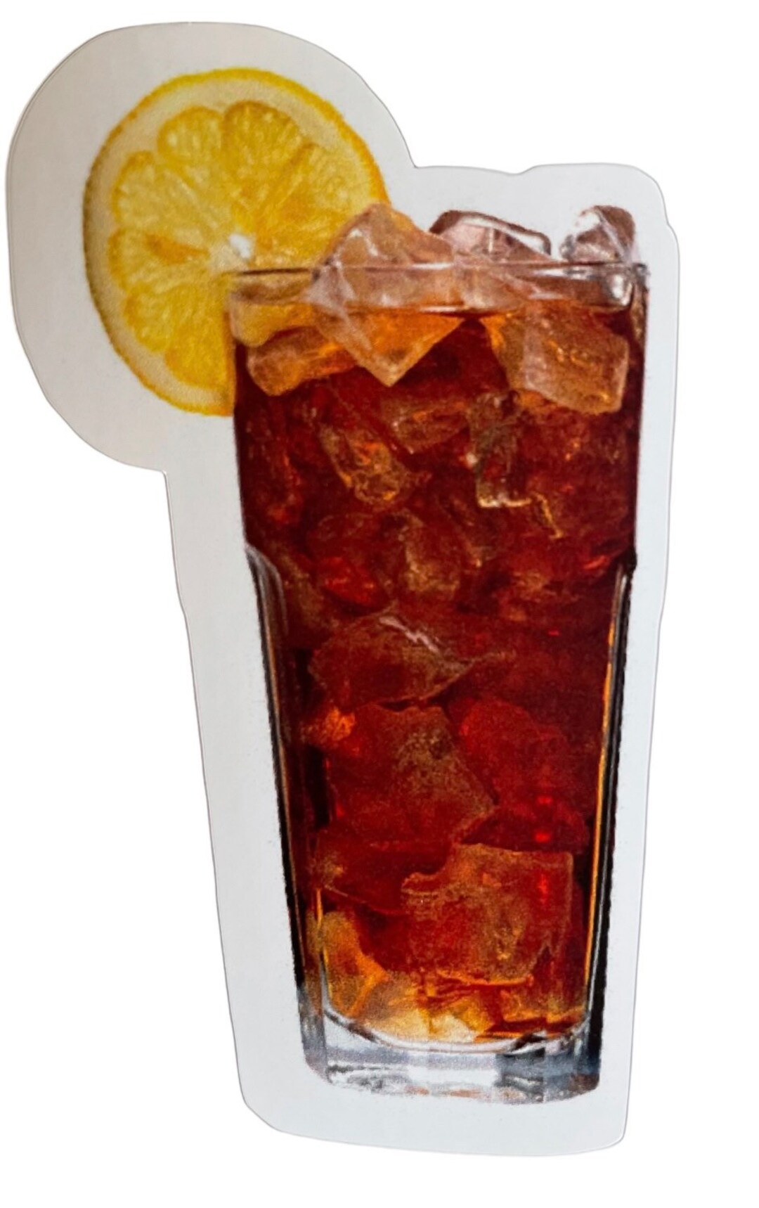 Tall Glass of Sweet Tea Sticker - Etsy