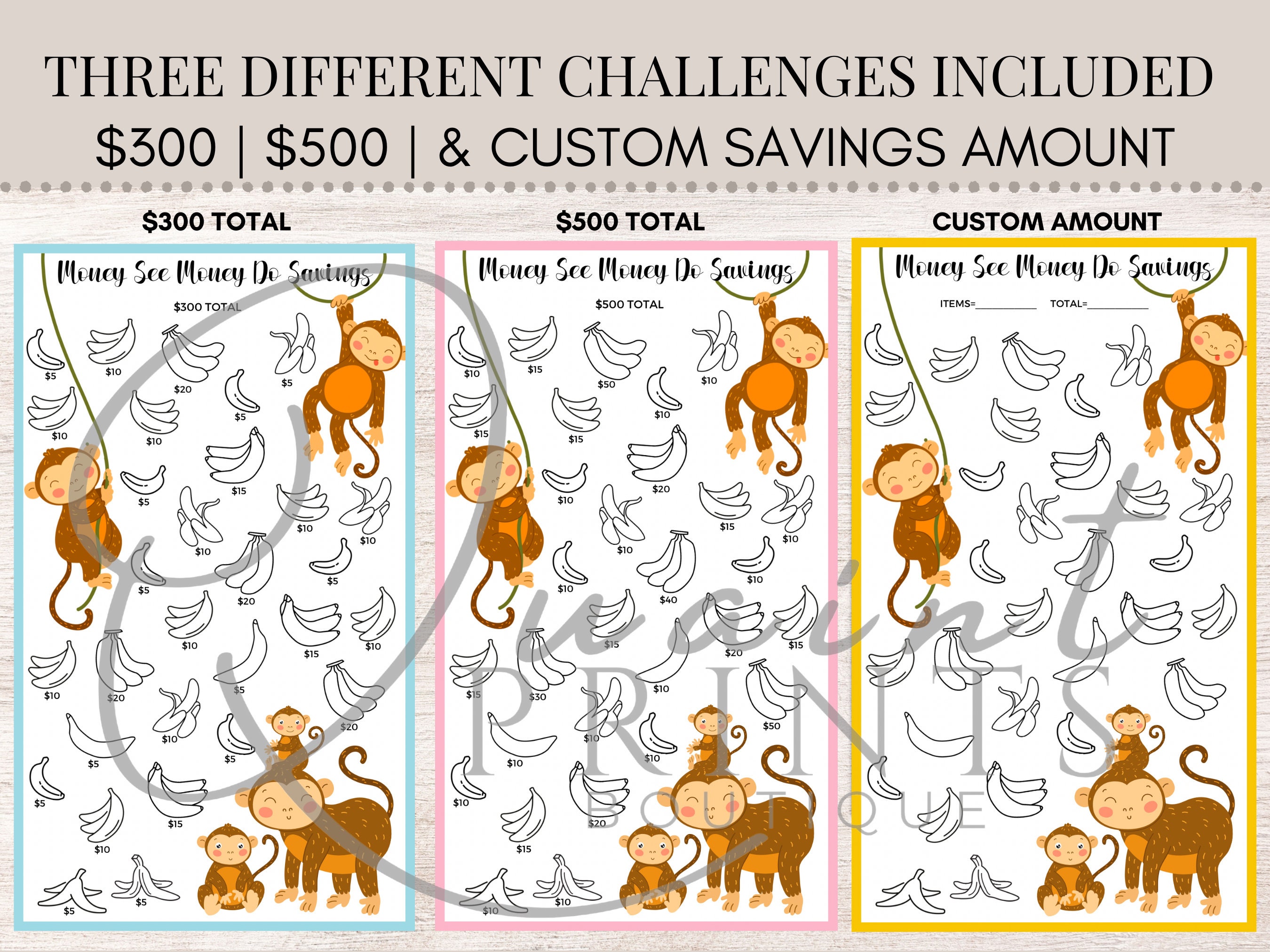 Money See Money Do | Savings Challenge | Savings Challenge Bundle ...