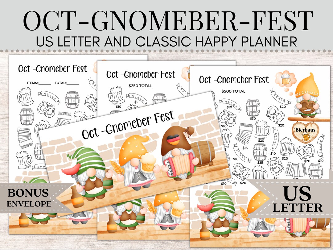 Oct-gnomeber-fest | Gnome Savings Challenge | Savings Challenge ...