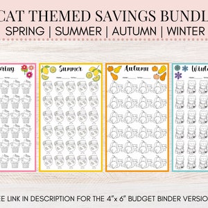 Seasons Savings Challenge | Savings Challenge Bundle | Savings ...