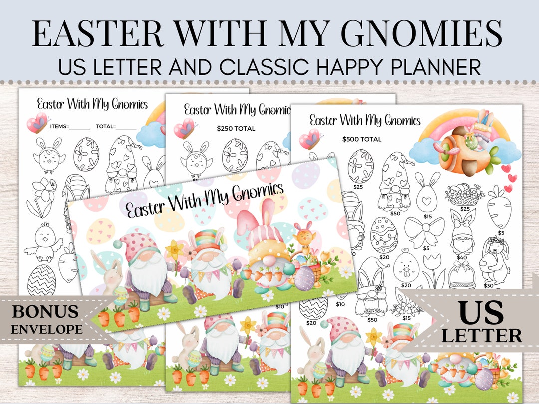 Easter With My Gnomies | Gnome Savings Challenge | Easter Savings ...