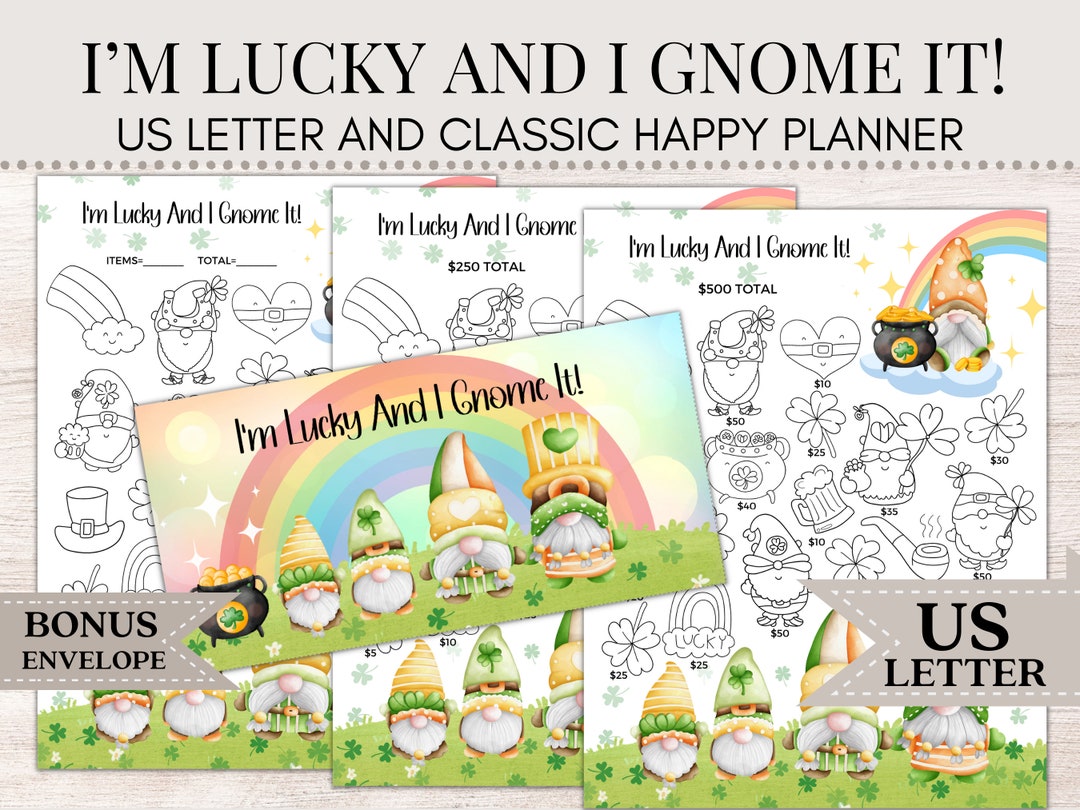 I’m Lucky and I Gnome It! | Gnome Savings Challenge | Savings Challenge ...