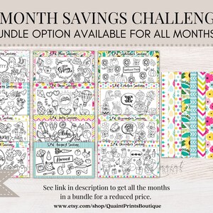 July Savings | Summer Savings | A6 Savings Challenge | Mini Savings ...