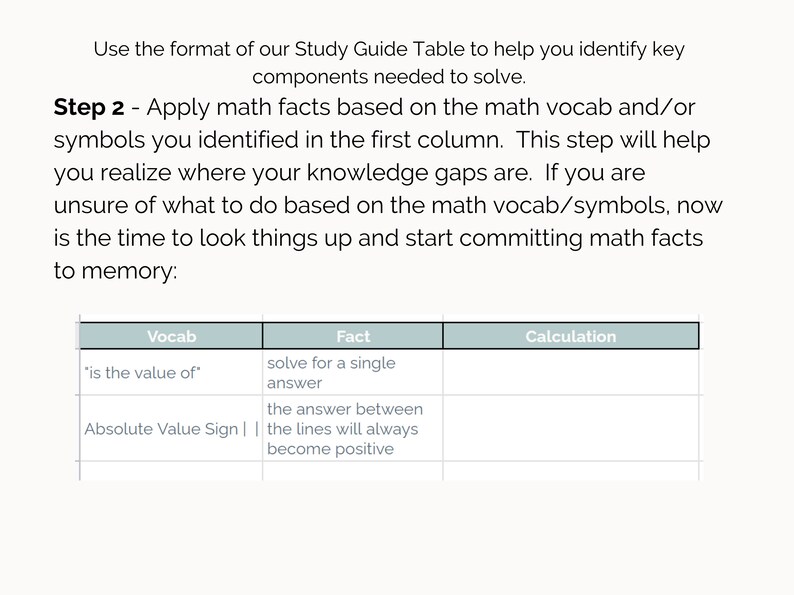 ACT Math & SAT Math Study Guide - Etsy