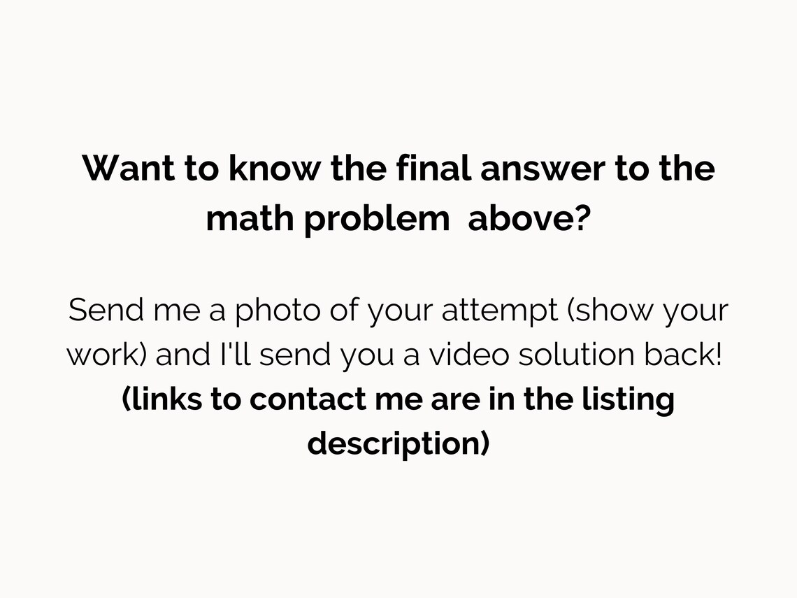 ACT Math & SAT Math Study Guide - Etsy