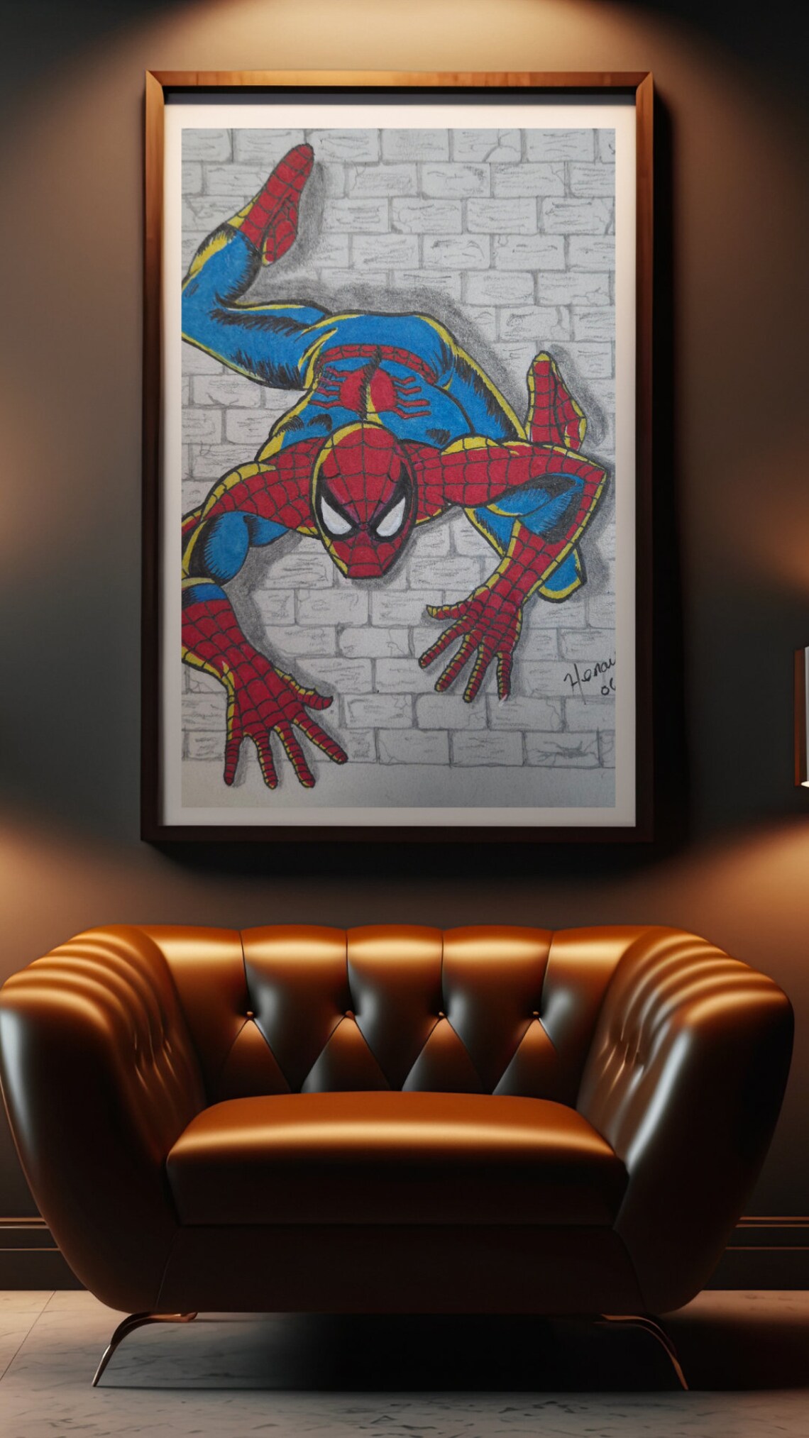Vibrant Spider-man Wall Art, Printable Digital, Marvel Superhero Poster ...