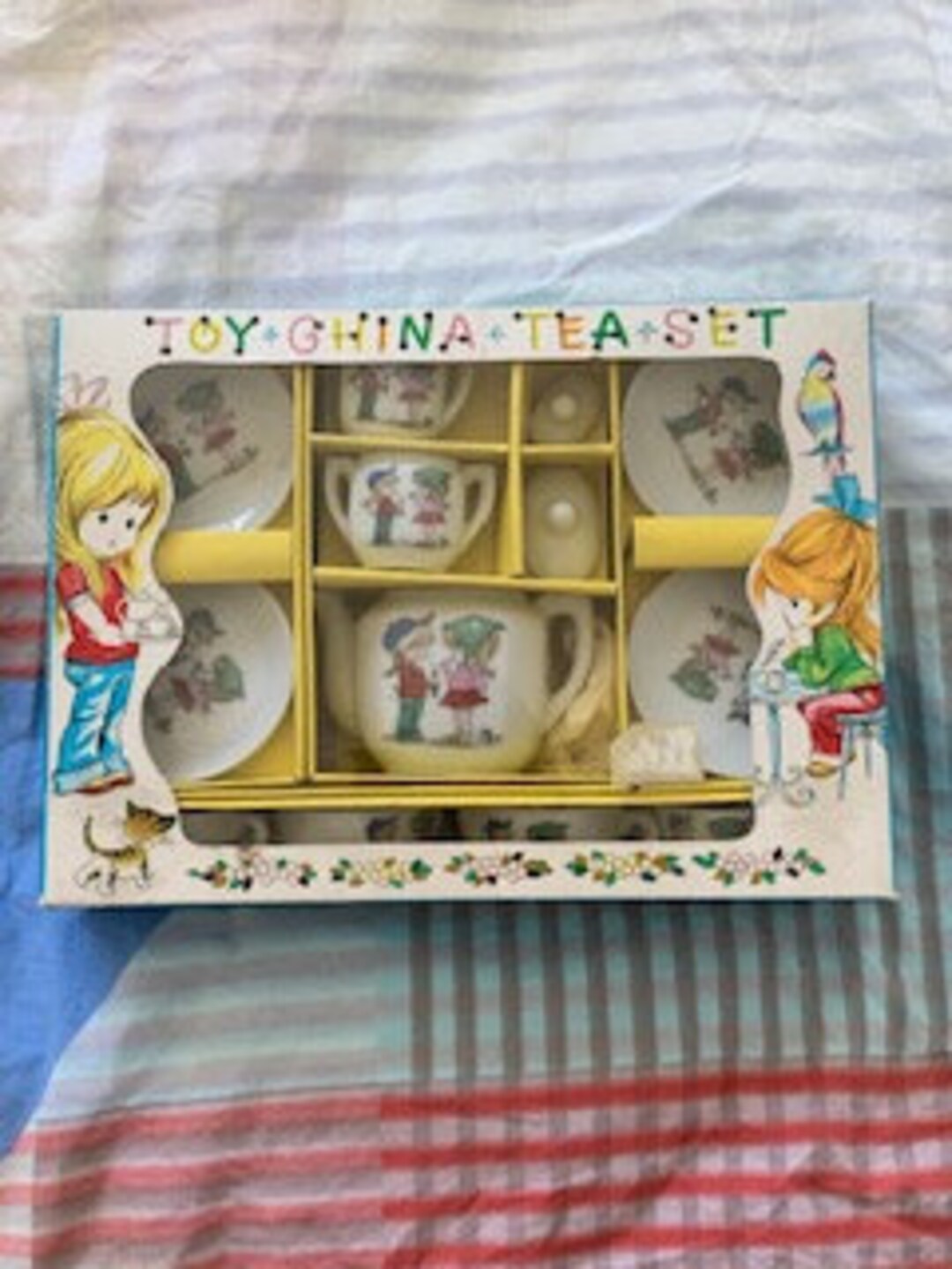 Vintage Japanese Toy China Tea Set - Etsy