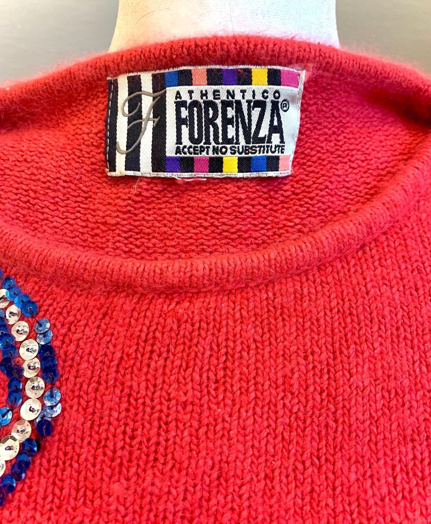 80’s Cropped Angora Bejeweled Sweater - Etsy